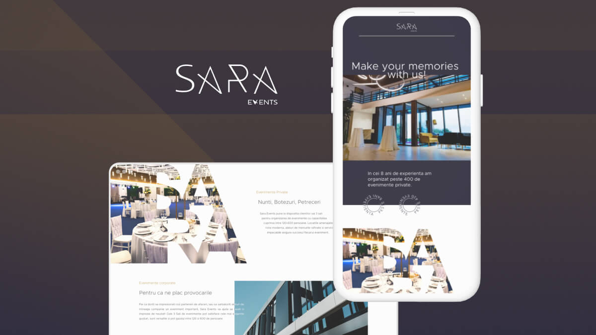 HyperSense & SaraEvents: Angular & GSAP Event Venue Website ...